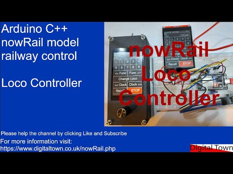 nowRail Hand held touch screen controller for NCE or DCC EX・Free 3D ...