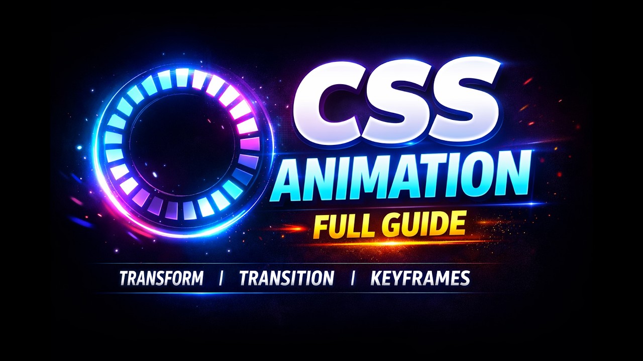 CSS Animation Full Tutorial for Beginners | Transform, Transition & Keyframes