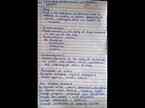 Define drug,pharmacokinetics & pharmacodynamics #shortvideo