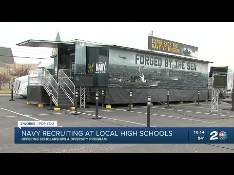 Navy Recruiting at Local High Schools