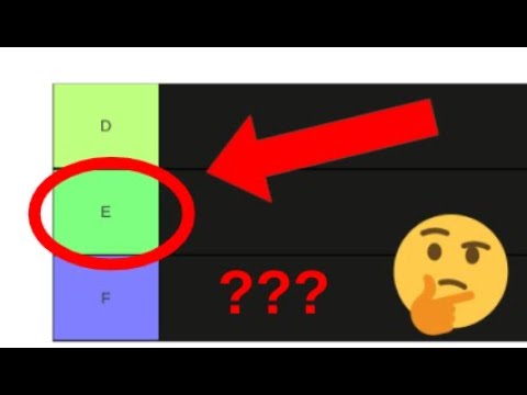 Tier List Of Tiers