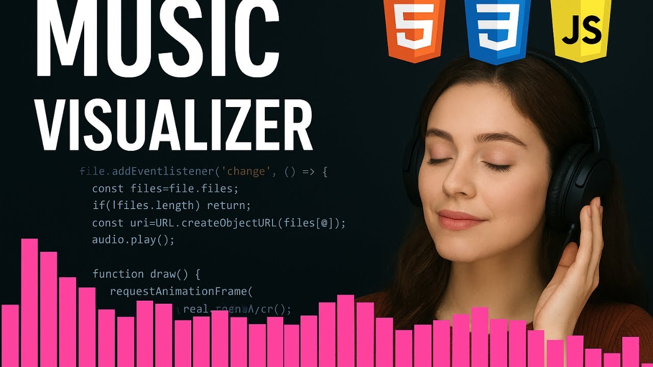 Real-Time Audio Visualizer in JS — No Libraries Needed!