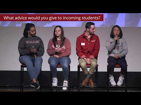 What advice would you give to incoming students? - UMass Amherst Student Question and Answer Panel