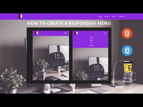 Learn How To Create a Responsive Hamburger Menu with HTML CSS and JavaScript - Mind Luster