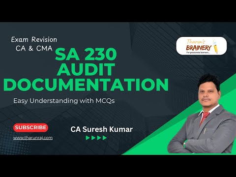 Mastering SA 230: Audit Documentation for CA & CMA Intermediate | Quick Revision