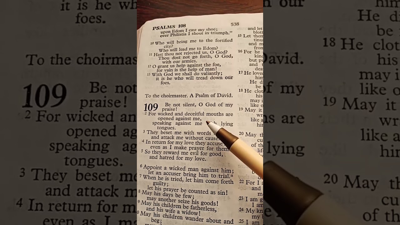 Psalm 109:2