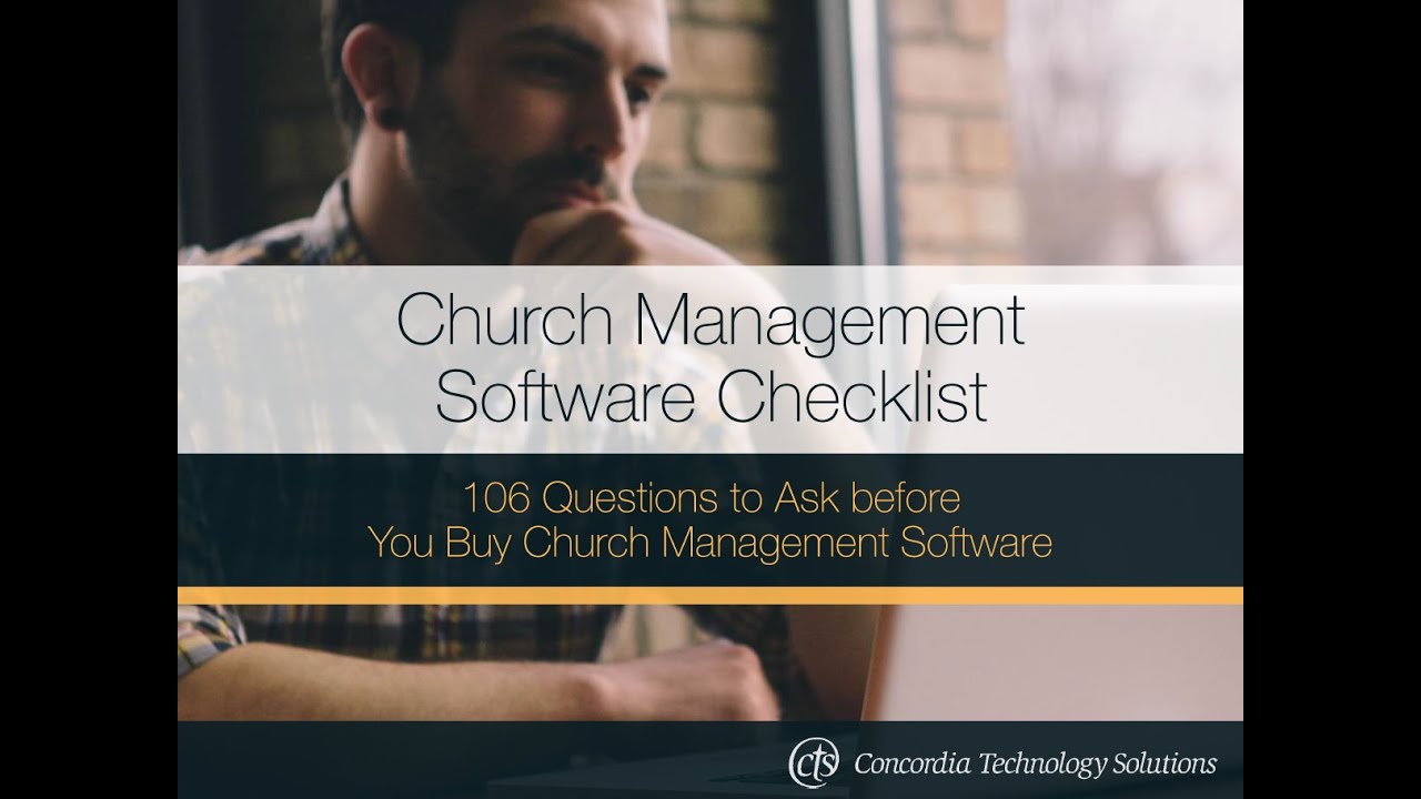 Church Management Software Checklist