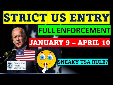 ANOTHER US TRAVEL RESTRICTION FULL IMPLEMENTATION ON JANUARY 9 | US WON'T DROP COVID RESTRICTIONS
