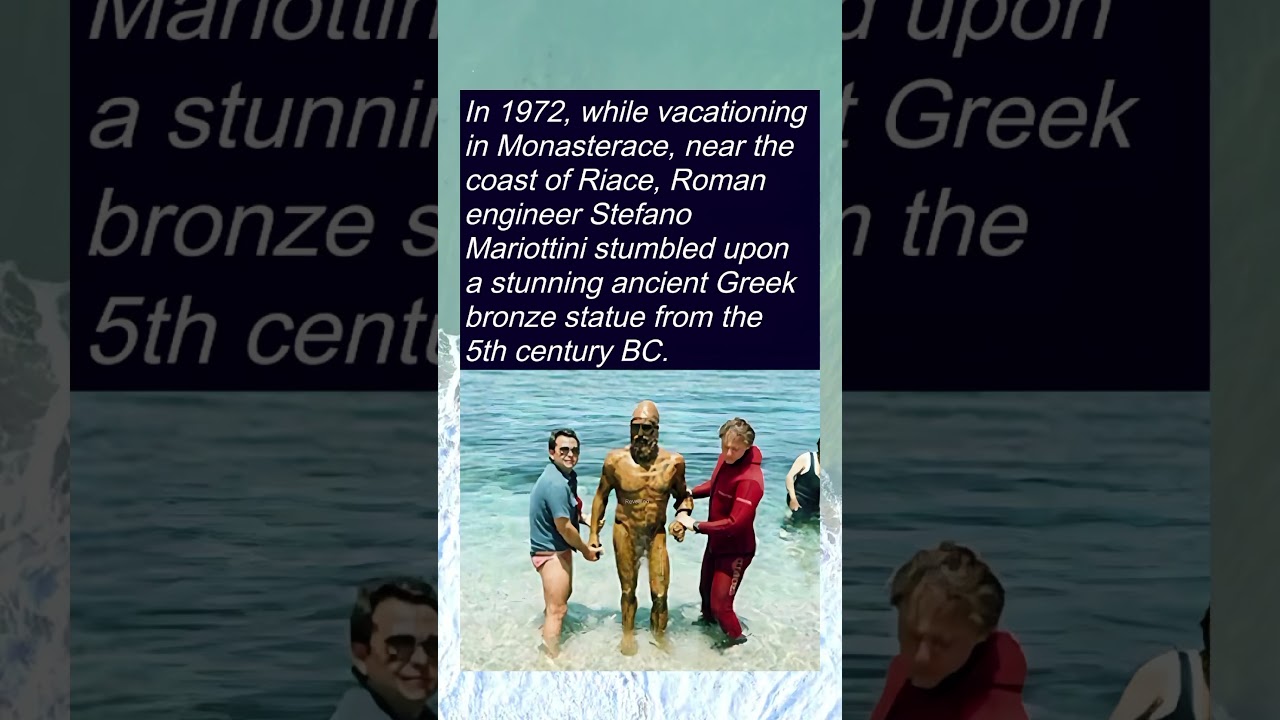 Oud-Griekse bronzen standbeeld ontdekt in Riace