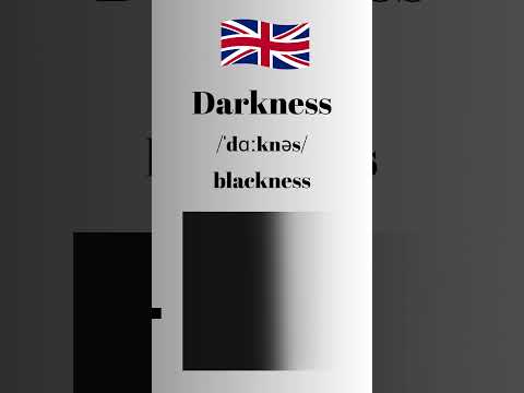 How to Pronounce Darkness in English British Accent #learnenglish #learnenglishtogether