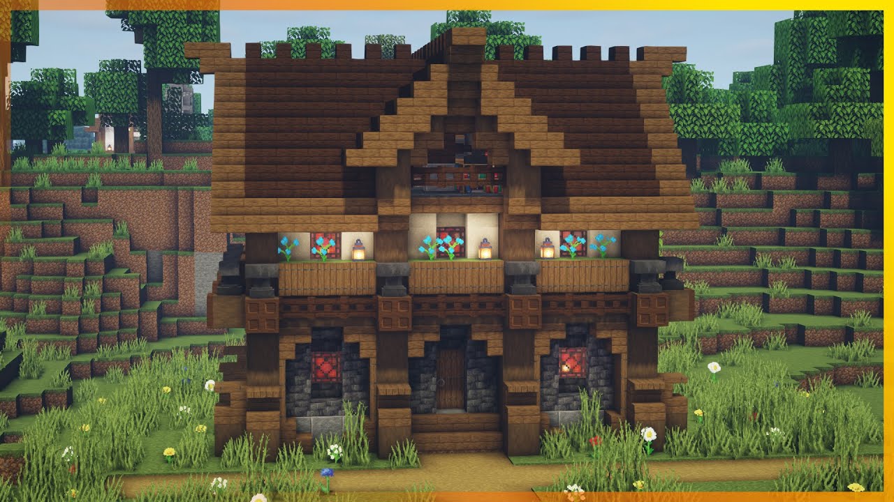 ⚒️ Minecraft: How to Build an Aesthetic Medieval House - マイクラビルダーズ