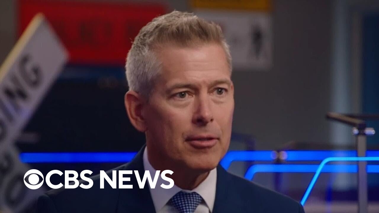 Sean Duffy tells CBS News how he plans to modernize air traffic control with AI