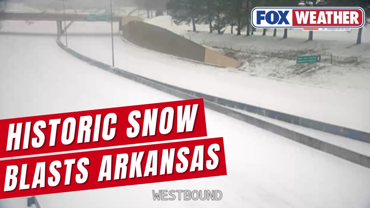 Little Rock Shatters 127-Year-Old Snow Record As Winter Storm Batters Arkansas With Snow, Ice