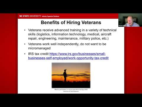 Webinar - Exploring Untapped Labor Pools Recruiting Veterans for Manufacturing Careers