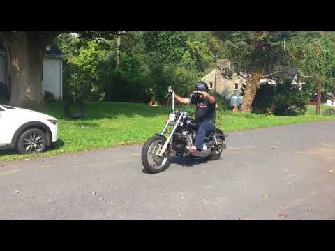 2009 Harley Davidson Dyna Super Glide Custom 16in Ape Test Run