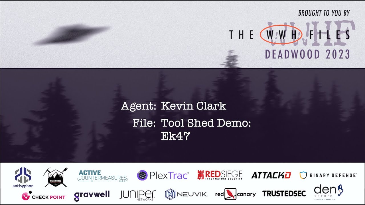 Tool Shed Demo: Ek47 | Kevin Clark | WWHF 2023