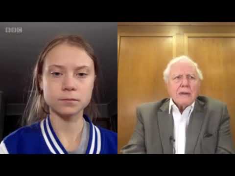 Greta Thunberg and David Attenborough speak to each other ...