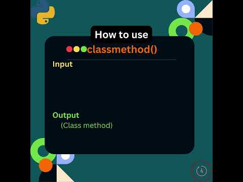Python's classmethod() function