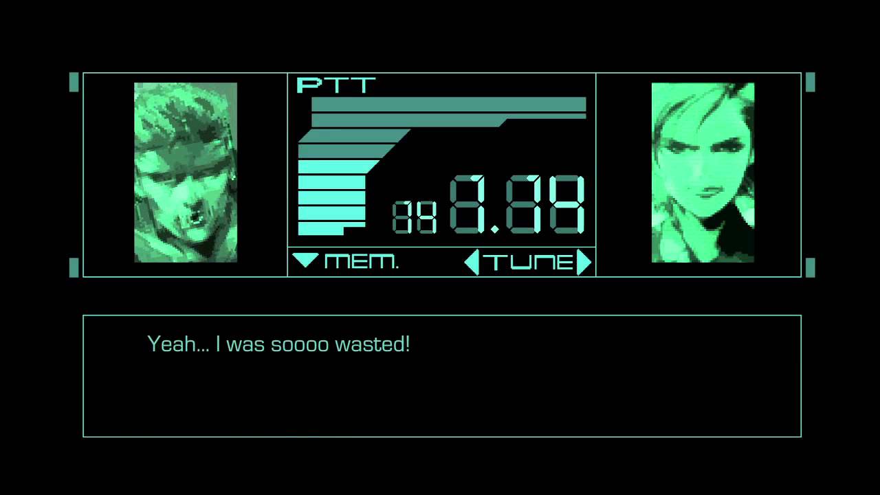 Metal Gear Solid Drunk Dial