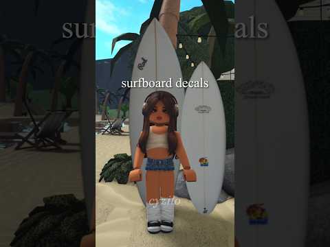 surfboard decals (all made by me) #roblox #bloxburg #bloxburgdecals #bloxburghacks #bloxburgcoastal