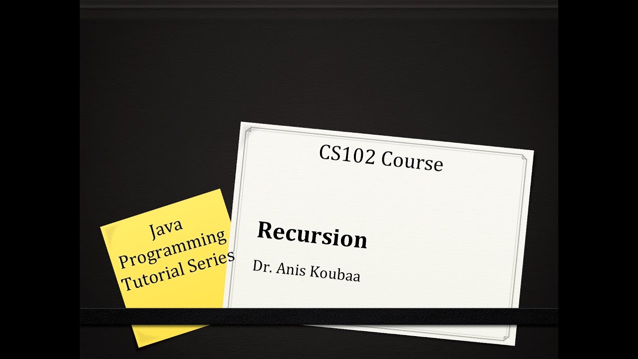 [CS102] Recursion