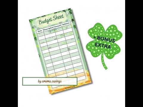 🍀 3 x Digital Saint Patrick Money Savings Challenge 🍀 30 Day 💰 Printable A6 PDF 📄 St. Patrick's 🎩