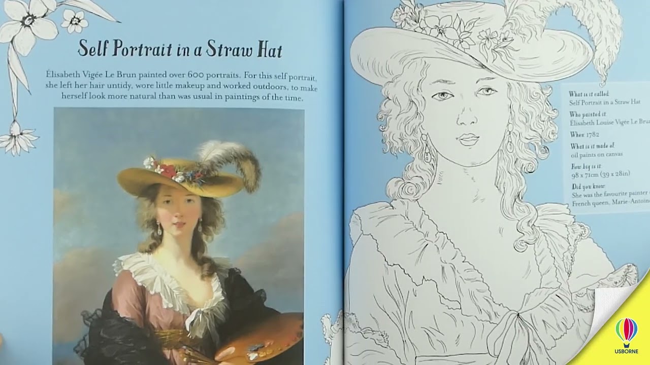 Famous Art to Colour