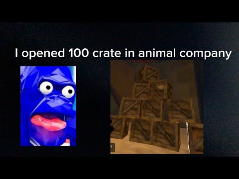 I opened 100 crates in animal company 📦
