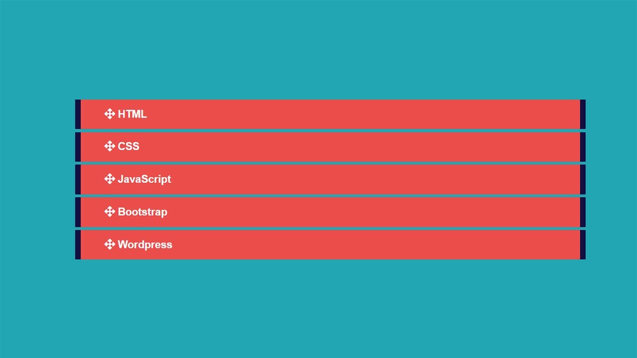 Animated List Design On Your Website