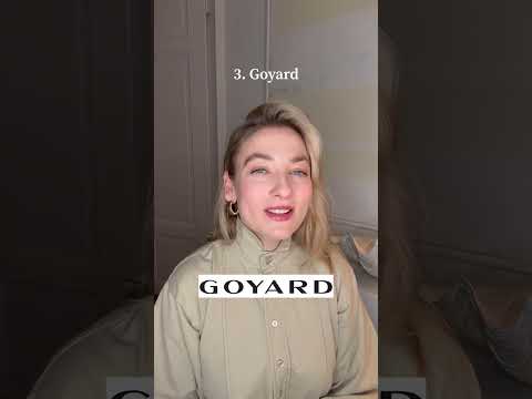 How to pronounce these fashion brands 🤗 #fashionbrand #jacquemus #ralphlauren #goyard