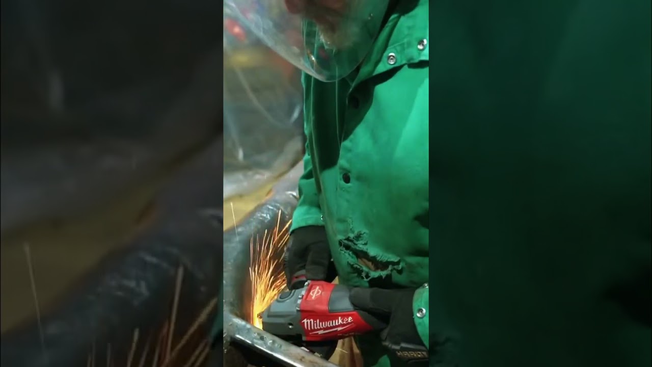 Sparks Fly! Metal Grinding Magic in the Workshop!