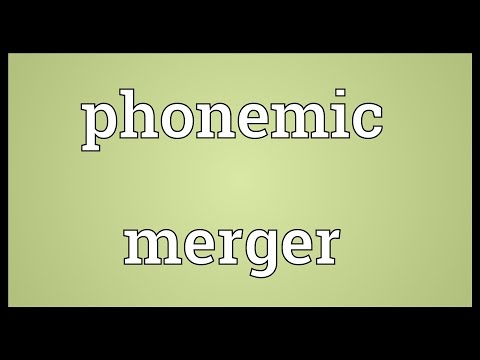 Phonemic merger Meaning