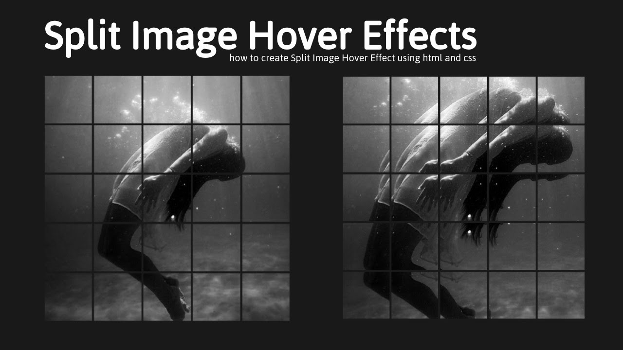 Image Hover Effect in CSS | Split Image on Hover Effects in CSS