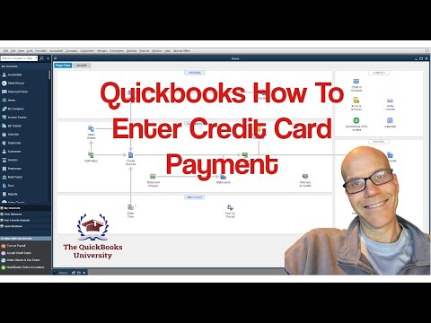 Quickbooks How to Enter Credit Card Payment