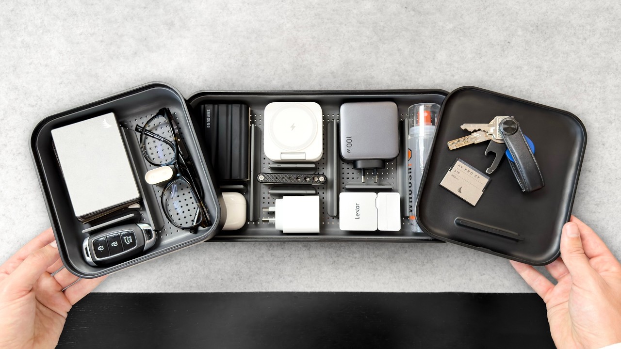 Desk Organization Perfection! Grid Desk Organizer by Orbitkey (First Look)