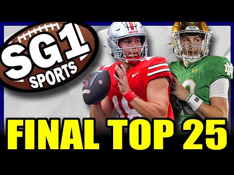 Final Top 25 Rankings for 2024-25 College Football Season