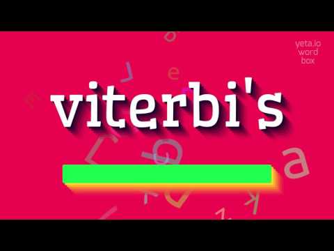VITERBI'S - HOW TO SAY VITERBI'S? #viterbi's