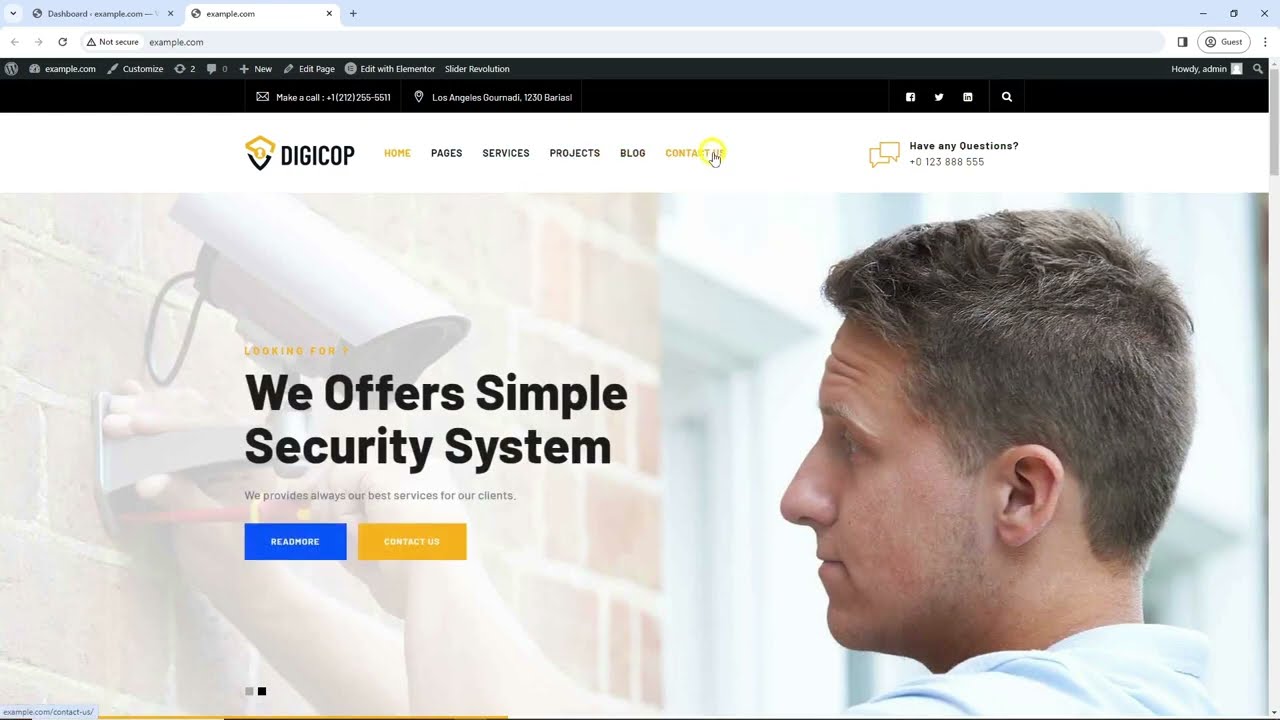 Digicop - Theme Setup Wizard