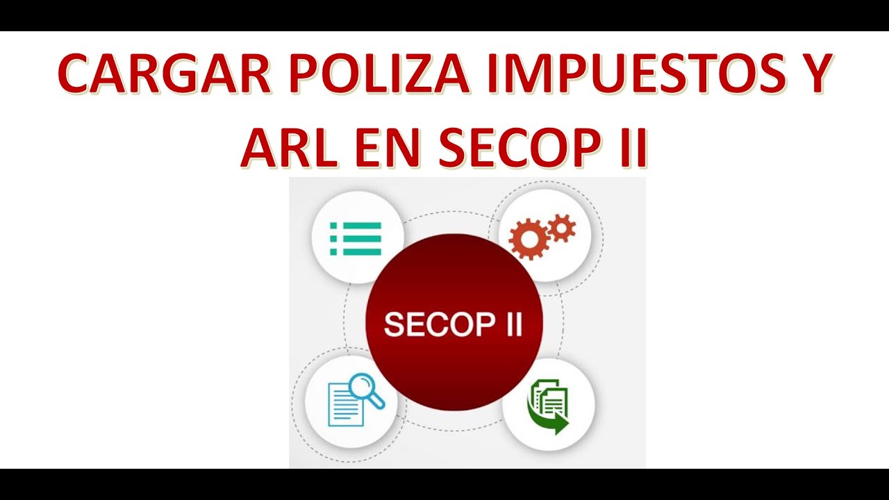 HOW TO UPLOAD TAXES, INSURANCE POLICY AND ARL TO SECOP II