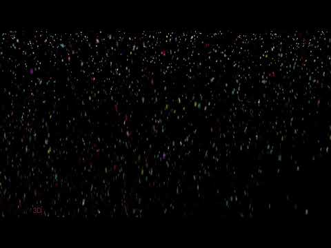 Confetti Round Falling Rain - Free HD Stock Footage or purchase 4k