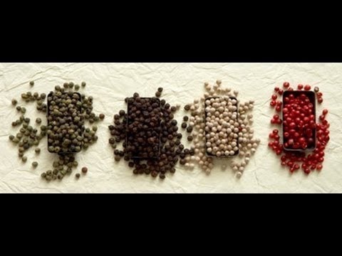 Peppercorns - Green Peppercorns, Pink Peppercorns, White Peppercorns AND Black Peppercorns!