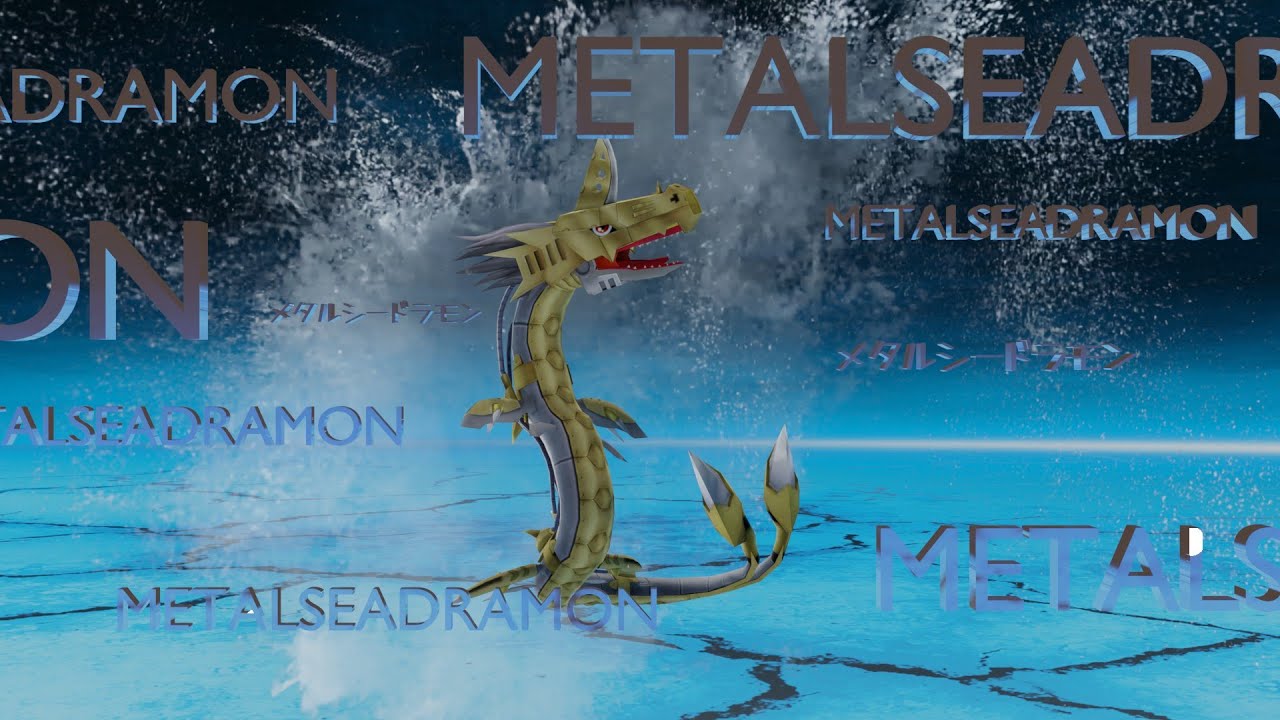 Metalseadramon Warp Evolution Sequence