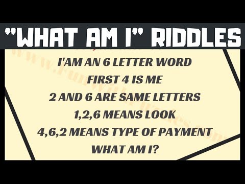 "What am I" English #Riddles to Challenge Your Brain