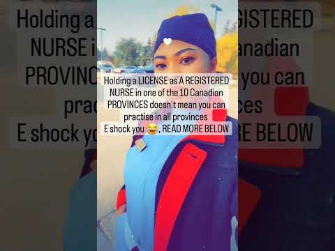 MUST KNOW ABOUT CANADA LICENSURE! #nursingincanada