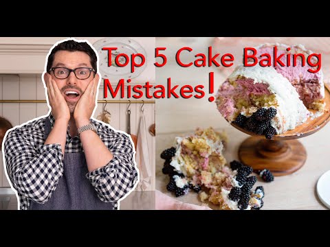 Top 5 Cake Baking Mistakes! | Preppy Kitchen
