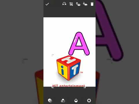 sing the alphabet song but it looks like with wrong words starting with each letter.