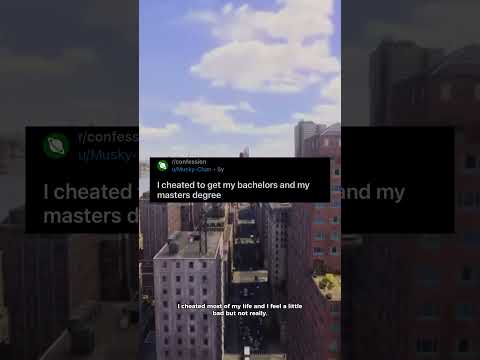 I cheated to get my bachelors and my masters degree #reddit #confession #foryou