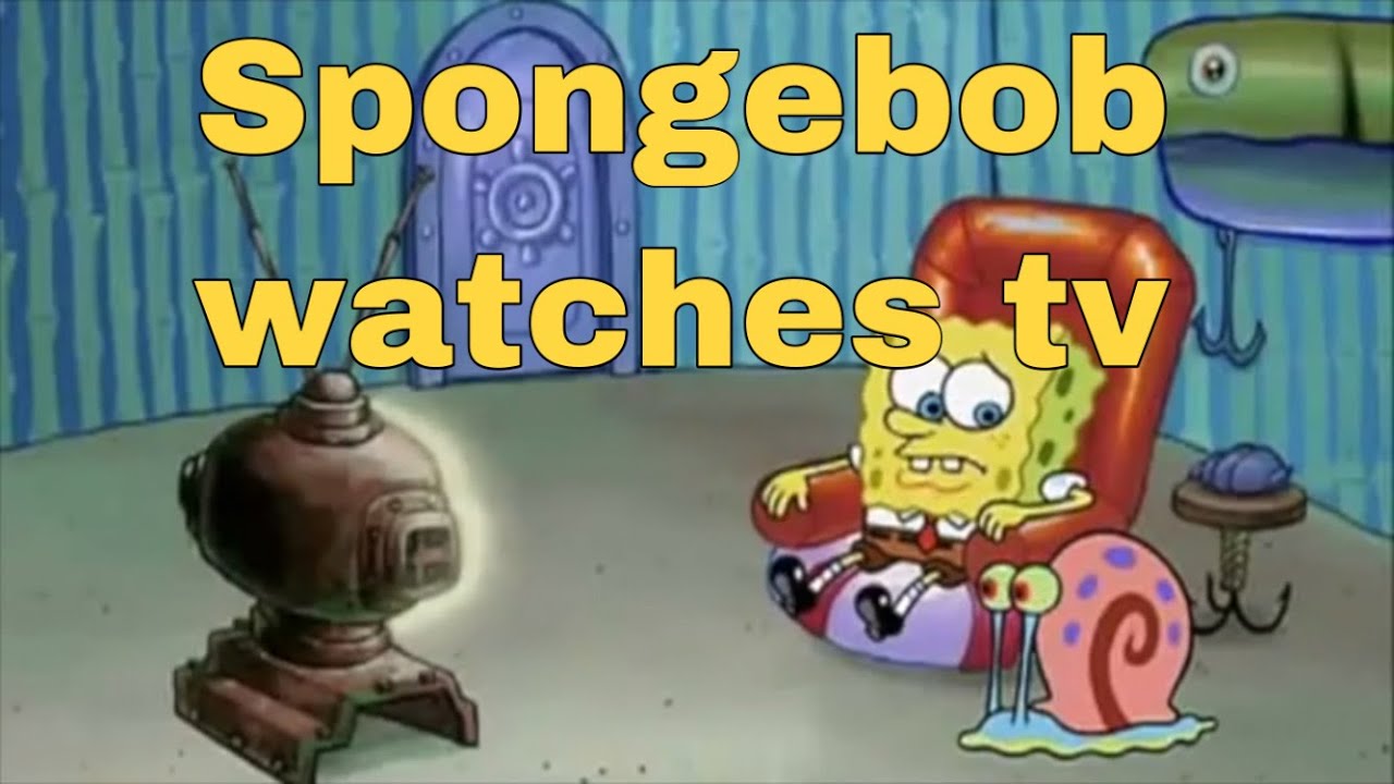 Spongebob watches tv [ALL ENDINGS]