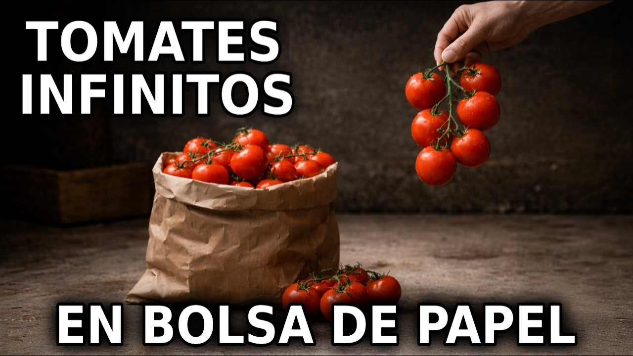 Cultiva Tomates Infinitos en Bolsas de Papel (Sin Jardín) - La configuración de 5 minutos