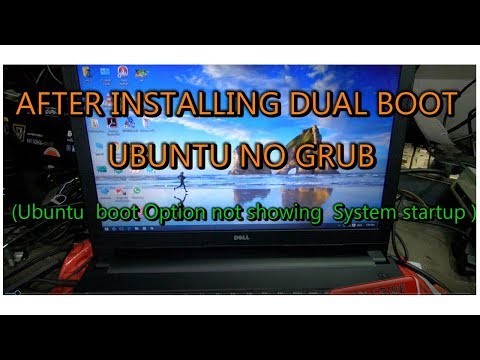 Ubuntu not showing in boot menu windows 10 Fix #kottakkal it#